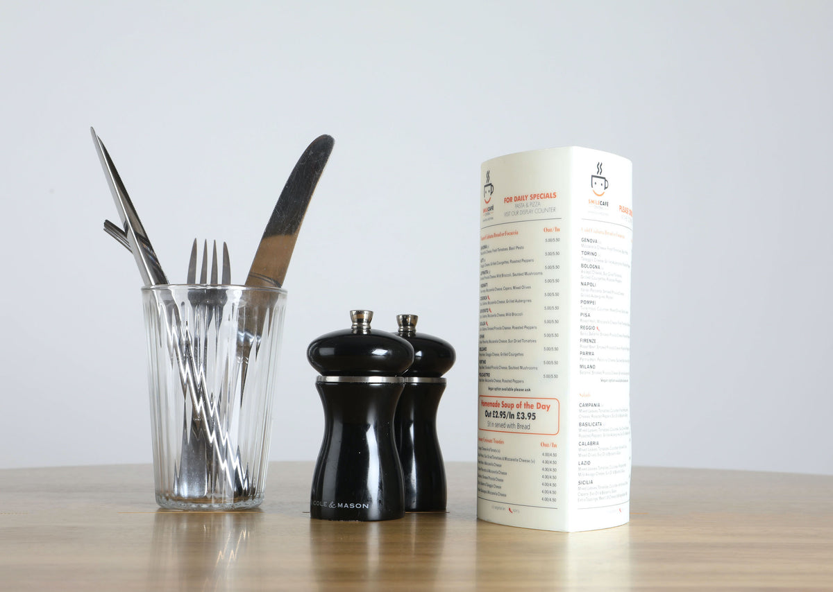 3 Sided Table Talker - Standard - Triple Panel Table Tent